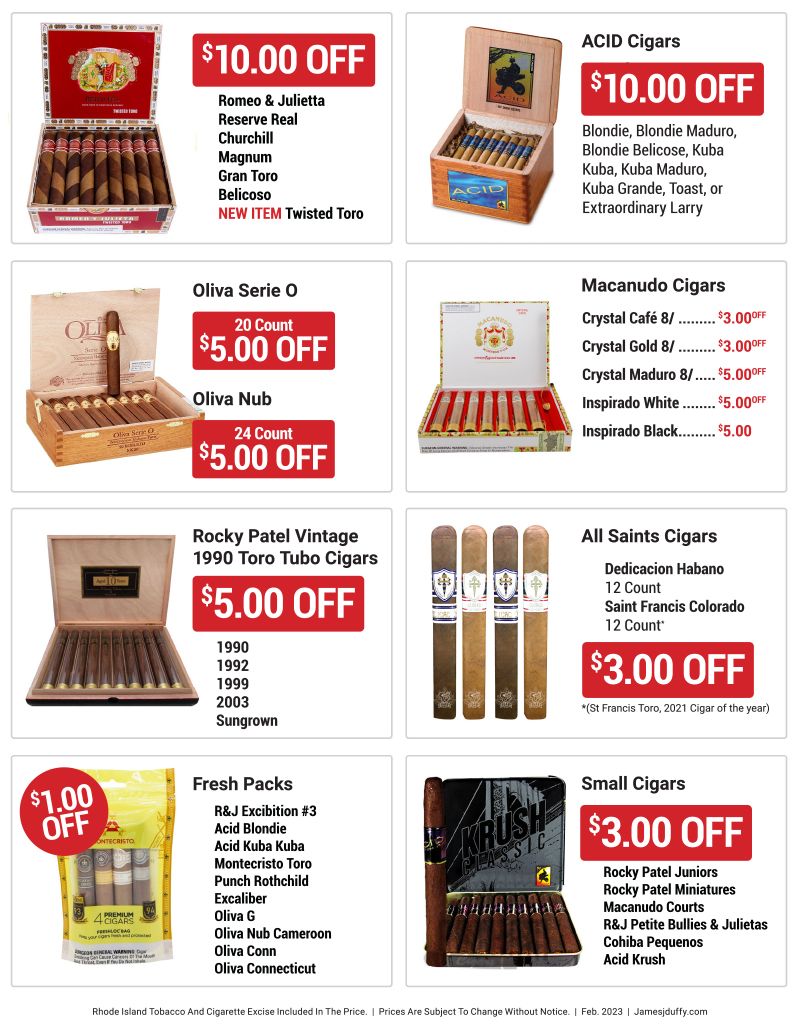 Rhode Island Monthly Flyer - James J. Duffy Inc. Rhode Island Monthly Flyer - James J. Duffy Inc.